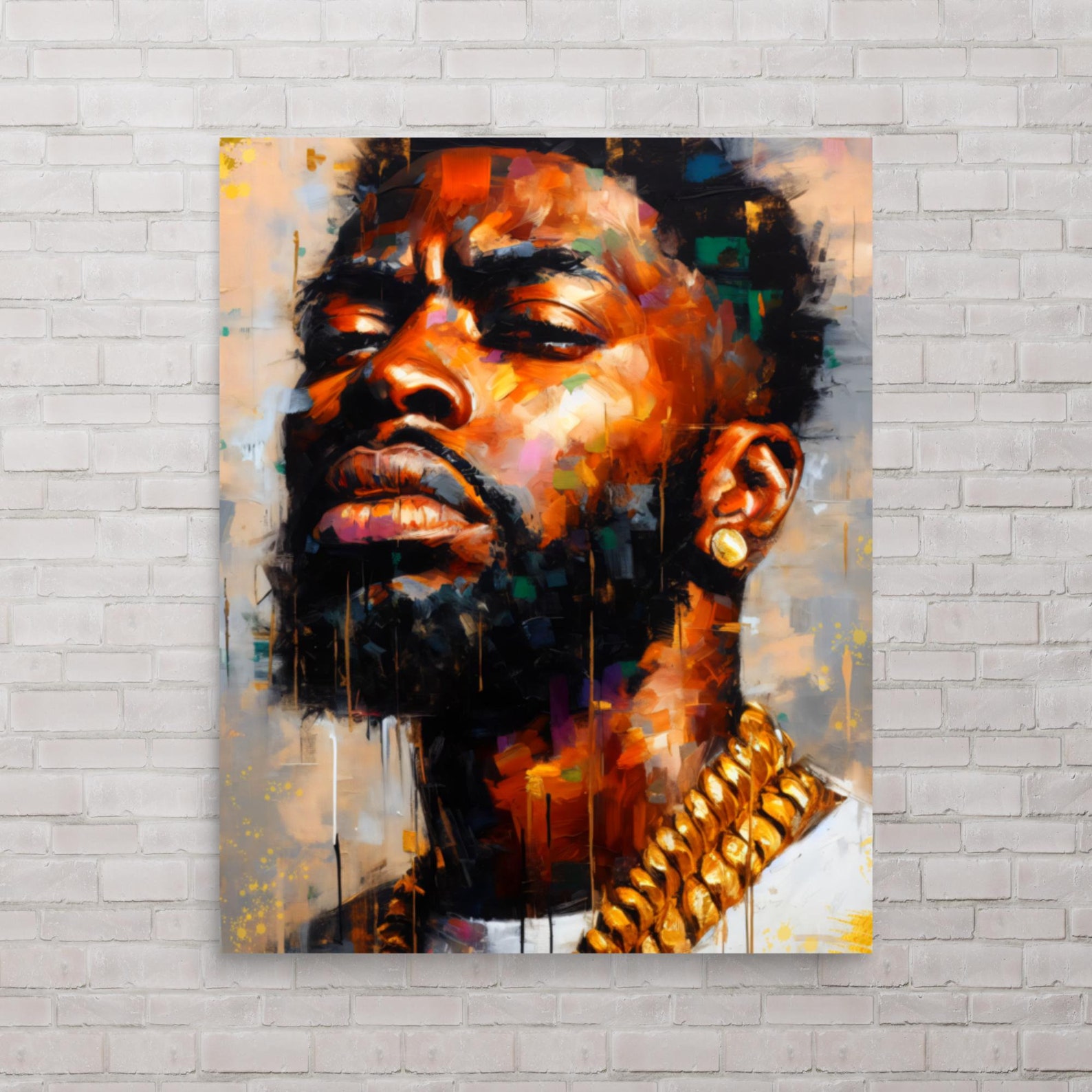 Black Man Wall Art, Black Art, Black Man Poster, Afro Wall Art, African ...