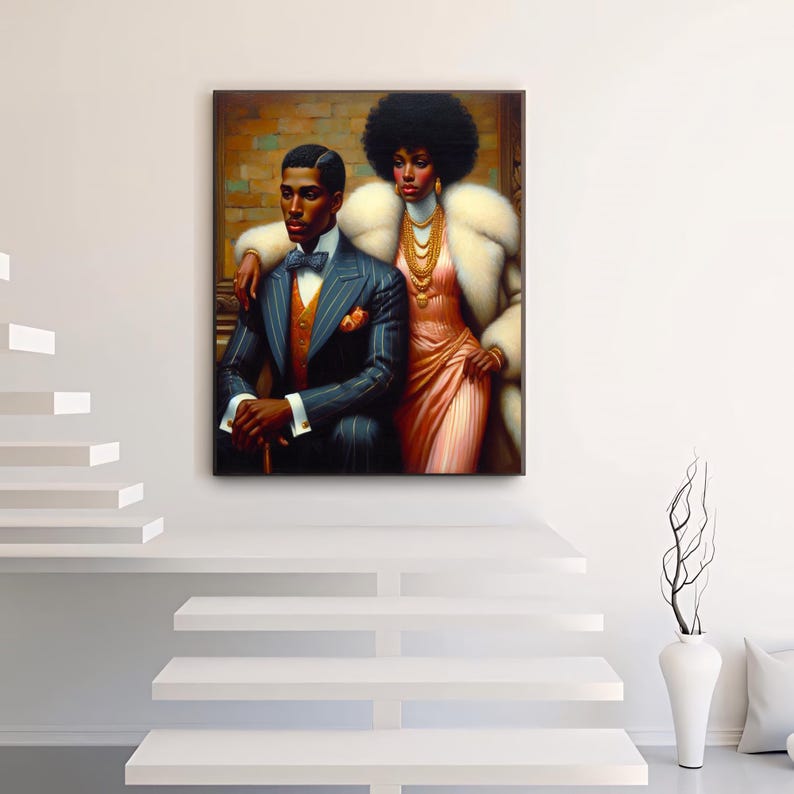 Harlem Renaissance Poster, Black Family Gift, African American Art ...