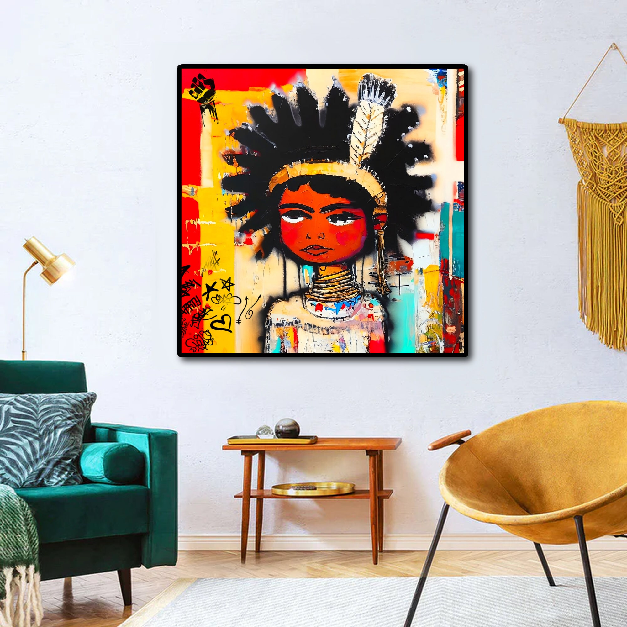 Black Girl Abstract Print Black Girl SVG New Orleans Native Print afro ...