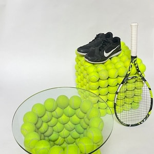 Cube Stool | Modern Sculptural Tennis Ball Seating | Limited Edition ...