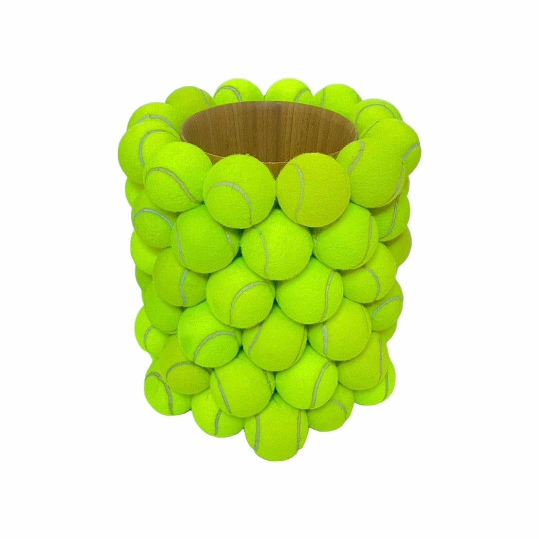 Tennis Ball Waste Basket: Tennis Ball Trash Can Holder or Standalone ...