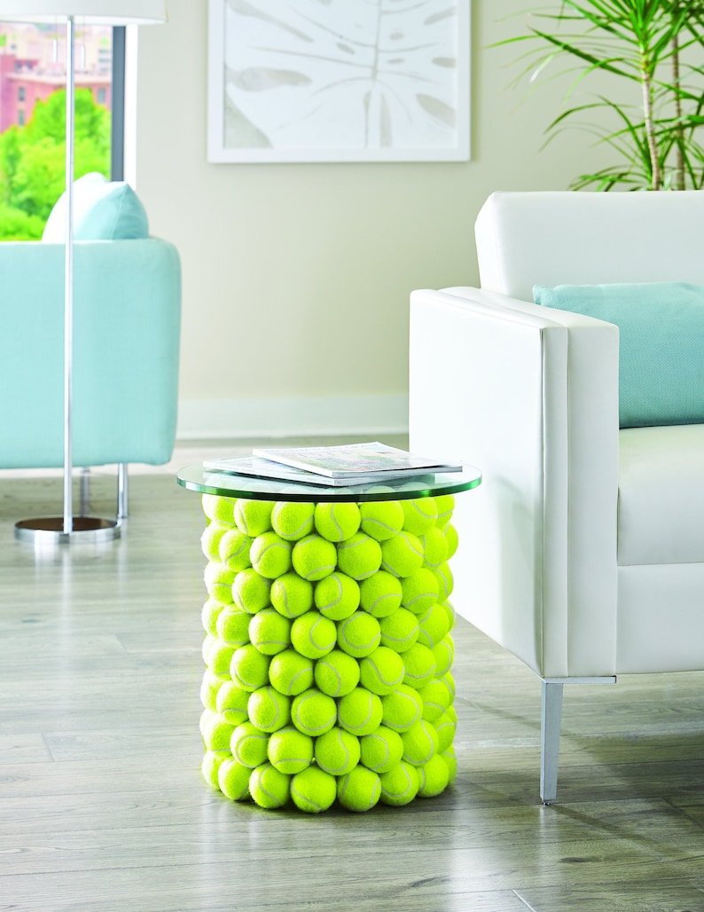 Cylinder Sculptural Table | Modern Tennis Ball Furniture | Limited ...