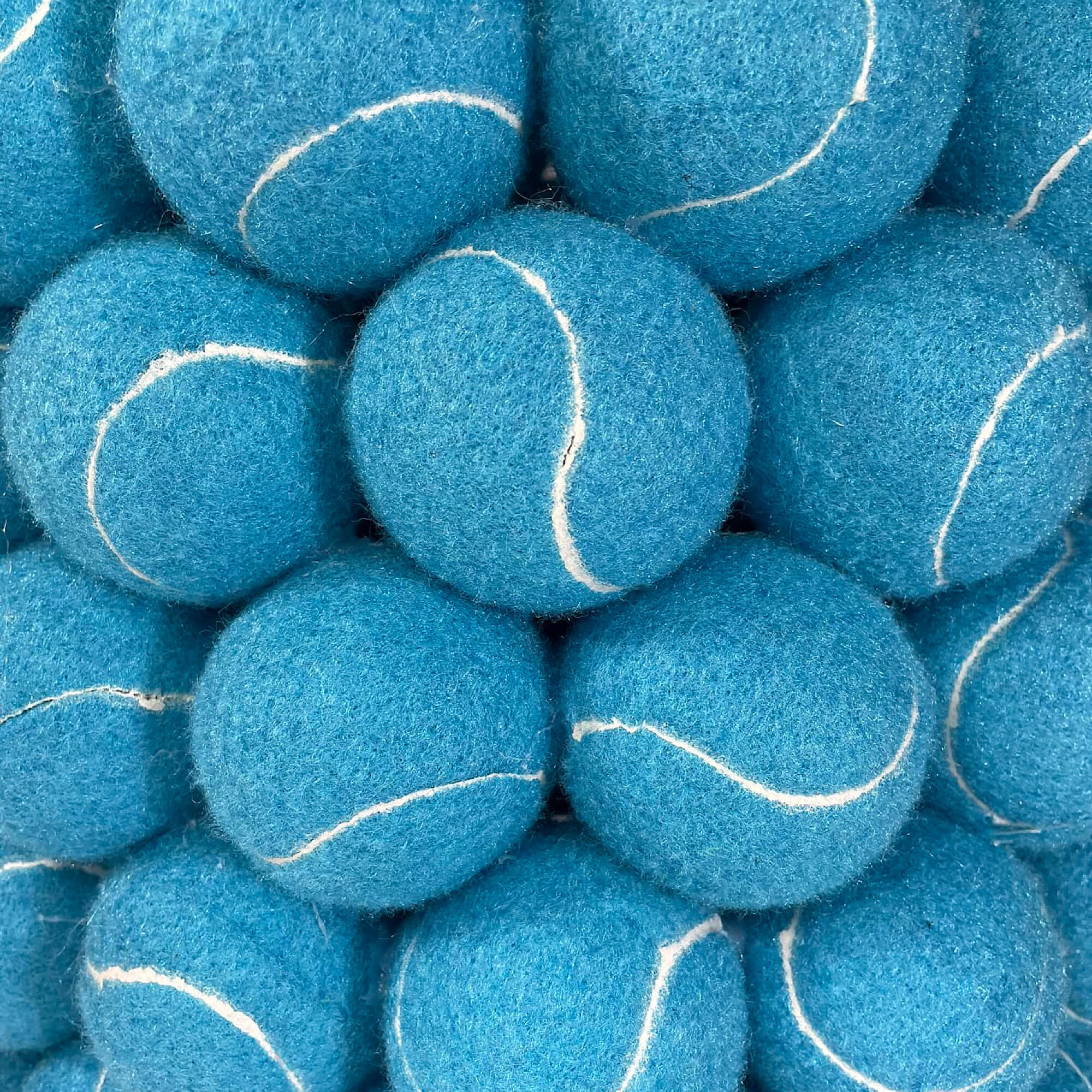 Limited Edition Blue Tennis Ball Table: One of a Kind Side Table, Gifts ...