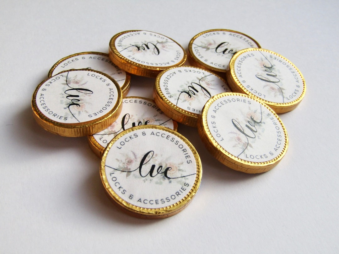 Personalised Brand/logo Chocolate Coins for Commercial / Brand ...