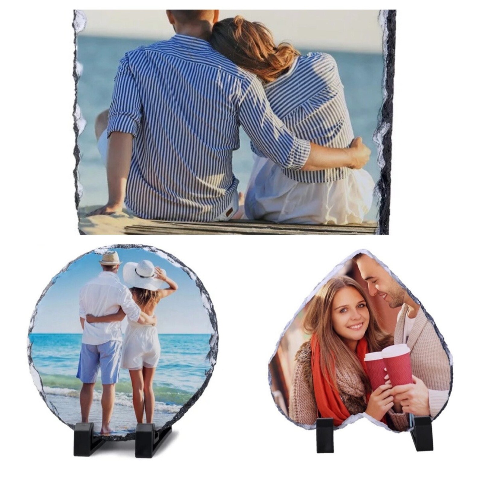 Sublimation Slate Rock Photo Frame 2 for 1 - Etsy