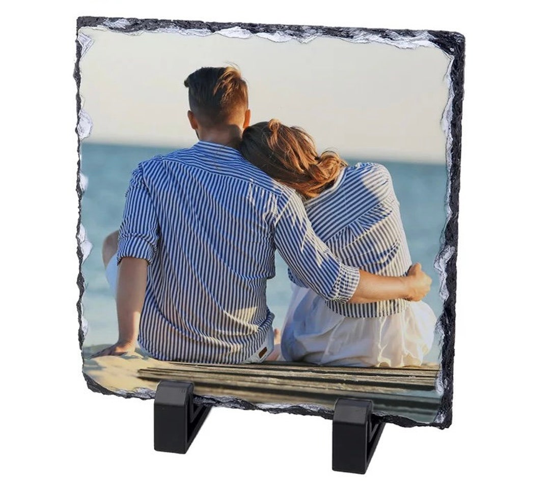 Sublimation Slate Rock Photo Frame 2 for 1 - Etsy