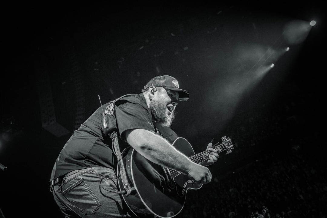 Luke Combs – Guitar – Black & White Concert Photography Print - Etsy