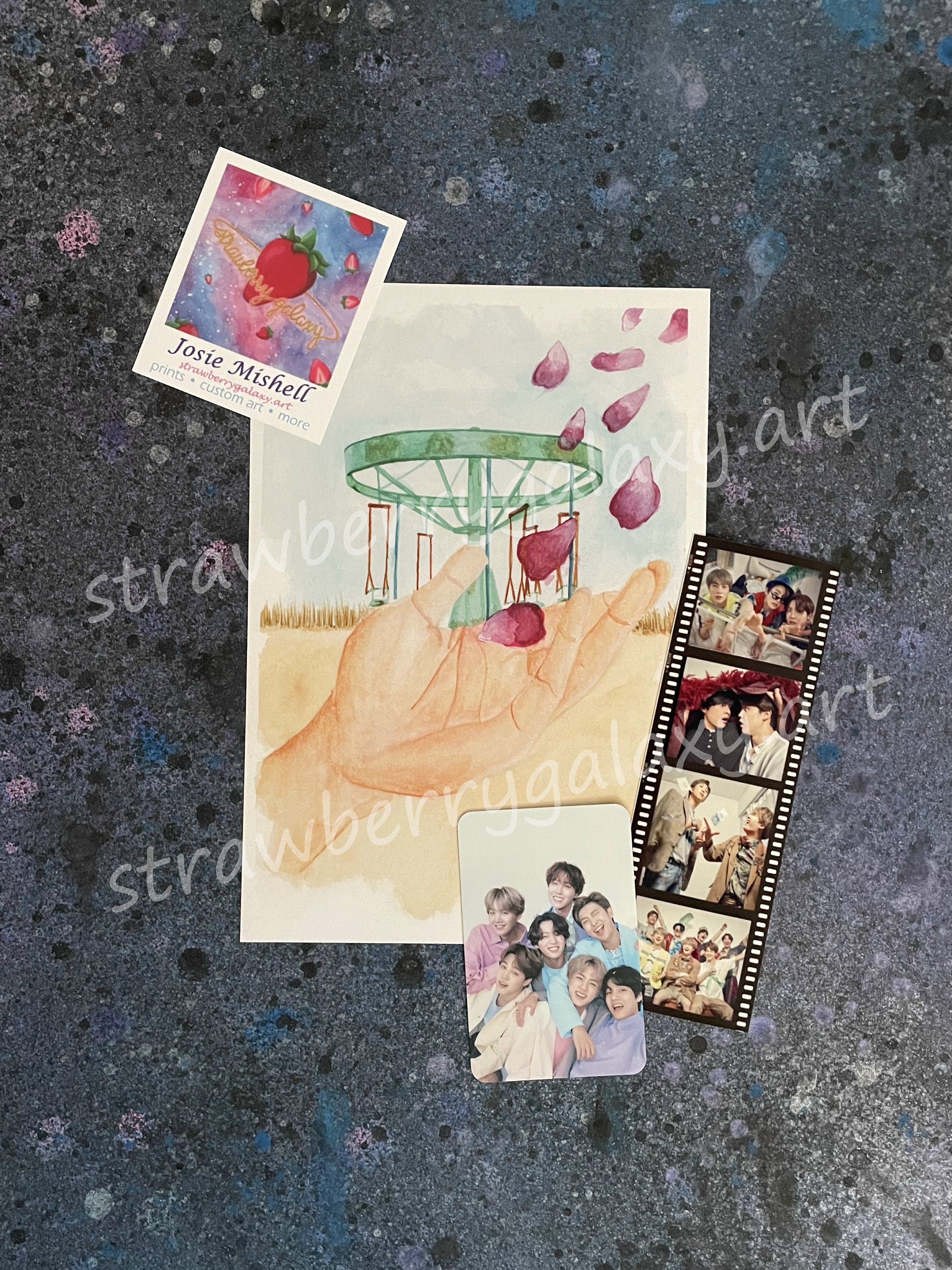 Spring Day Inspired Tote Bag, Bts Fan Art, Bts Spring Day, Art Tote Bag ...