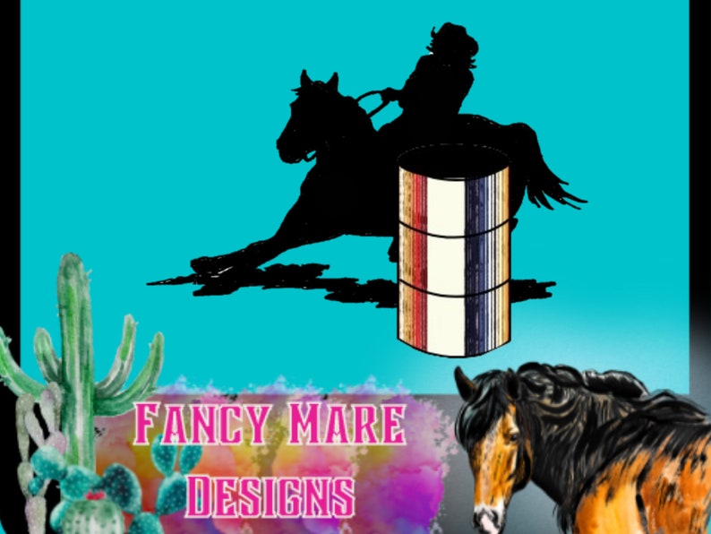 Barrel Racer Clip Art PNG Bundle - Etsy