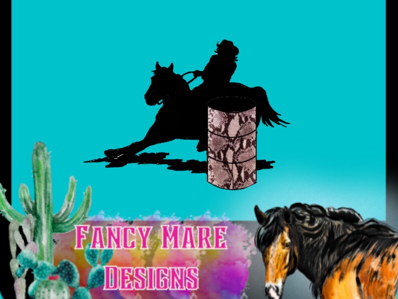 Barrel Racer Clip Art PNG Bundle - Etsy