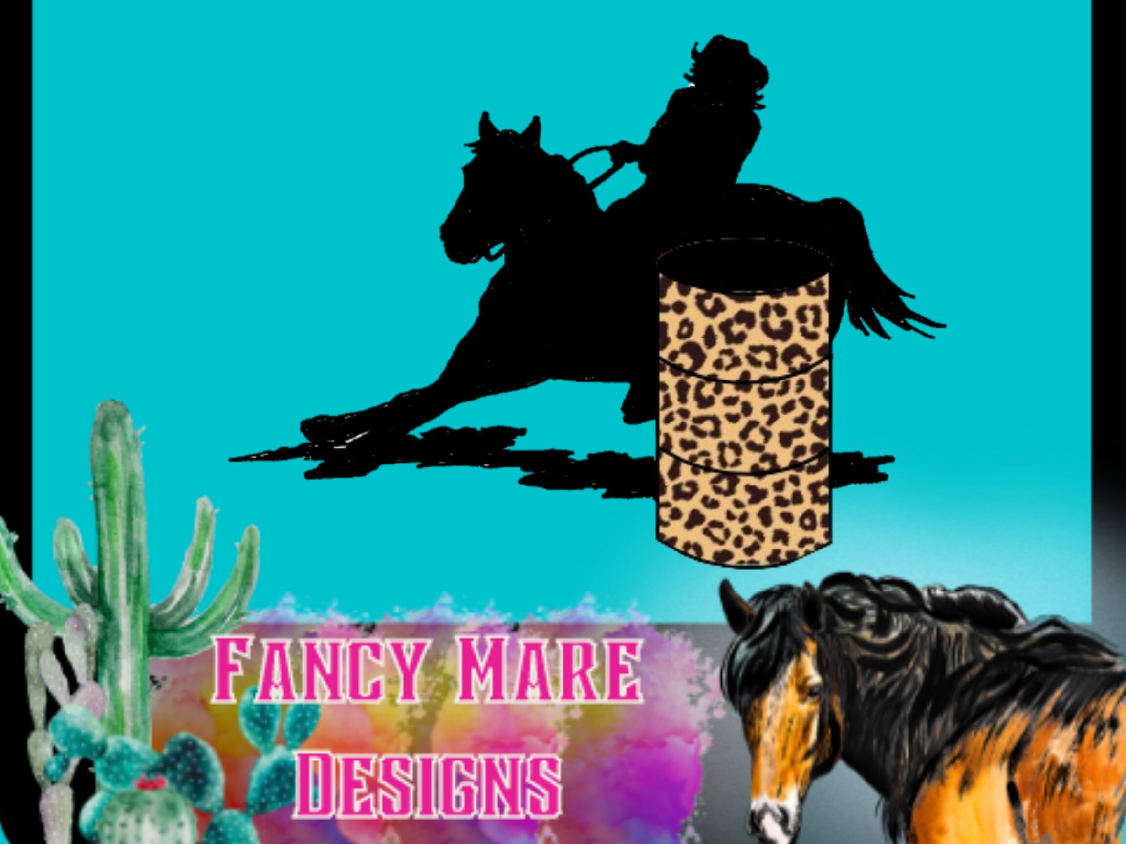 Barrel Racer Clip Art PNG Bundle - Etsy