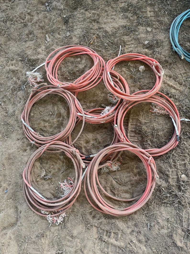 Used Lariat Ropes (team Roping Head Ropes) - Etsy