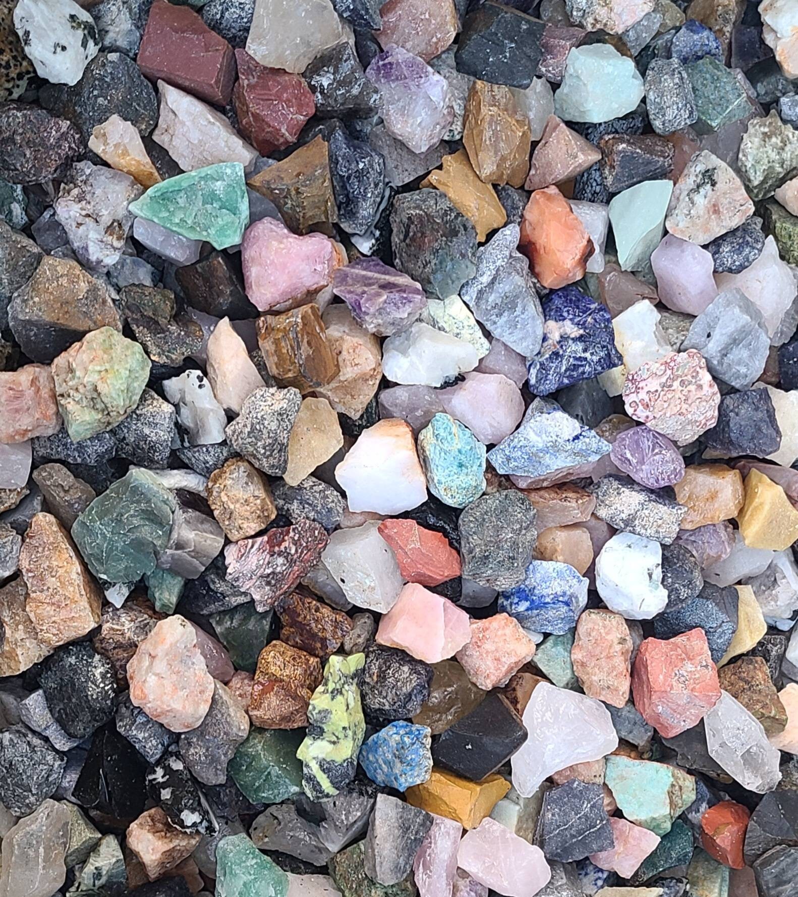 Tumble-ready Rocks & Minerals 5 Kg 11 Lbs. Crystals for - Etsy