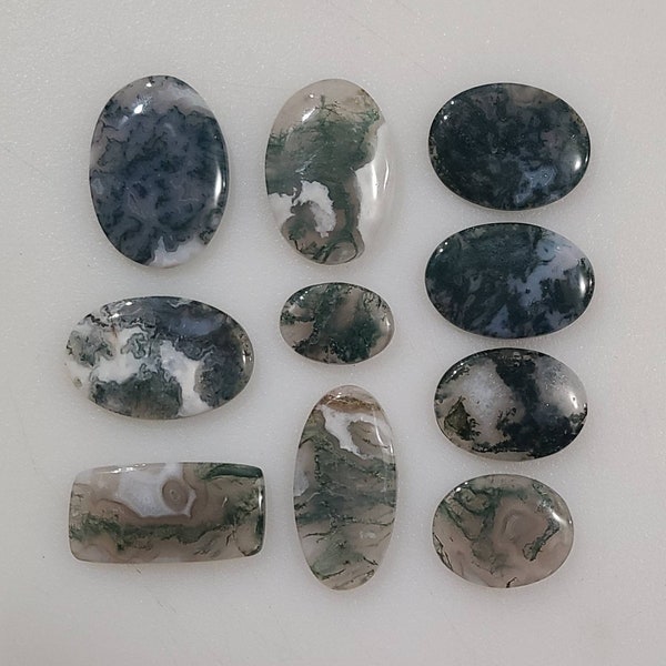 Moss Agate Cabochon - Etsy