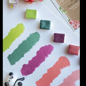Bageecha Palette - Handmade Watercolor Matte - Pastel Watercolor ...