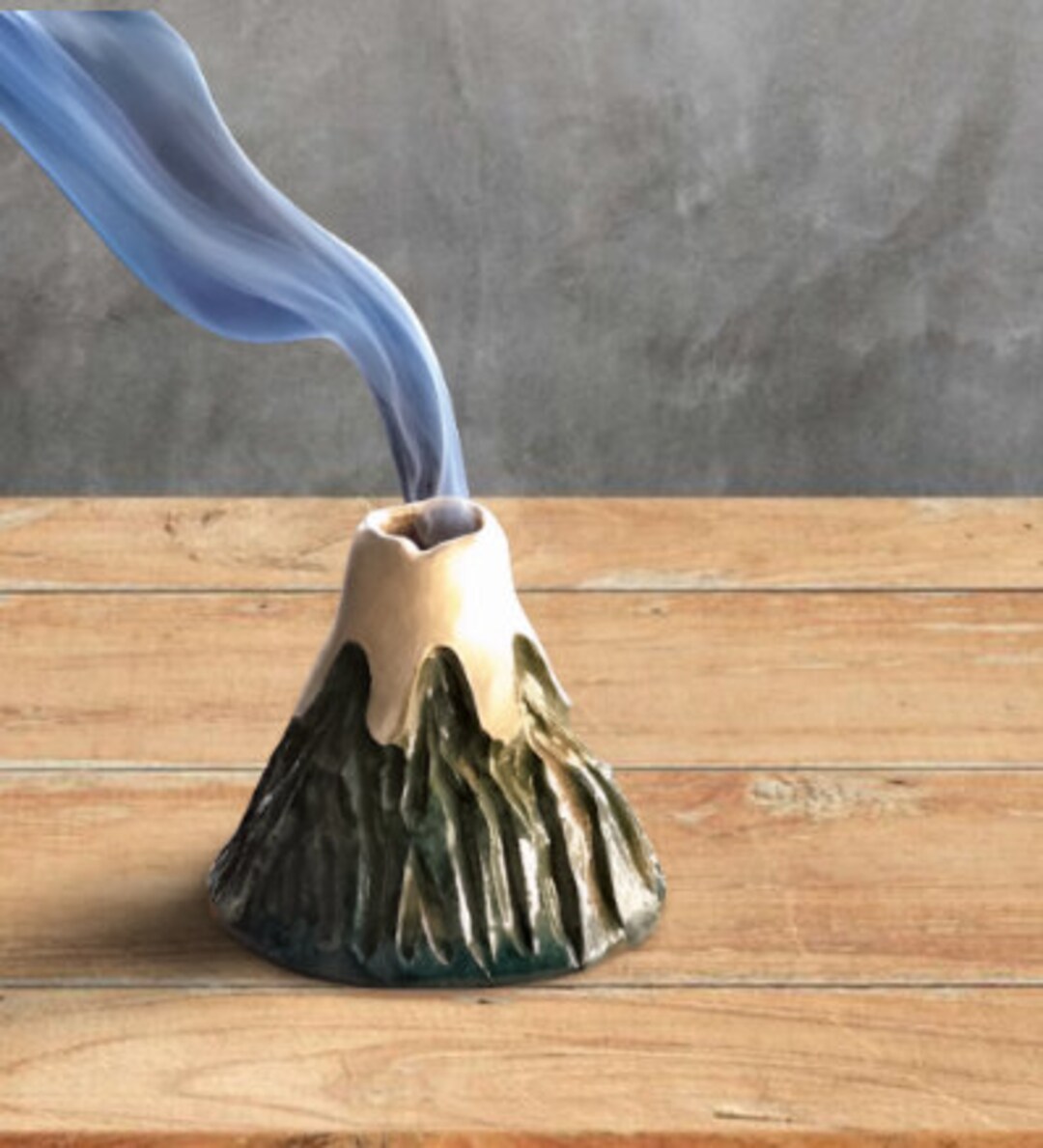 Mountain Shaped Incense Burner Handmade Ceramic Incense Burner I ...