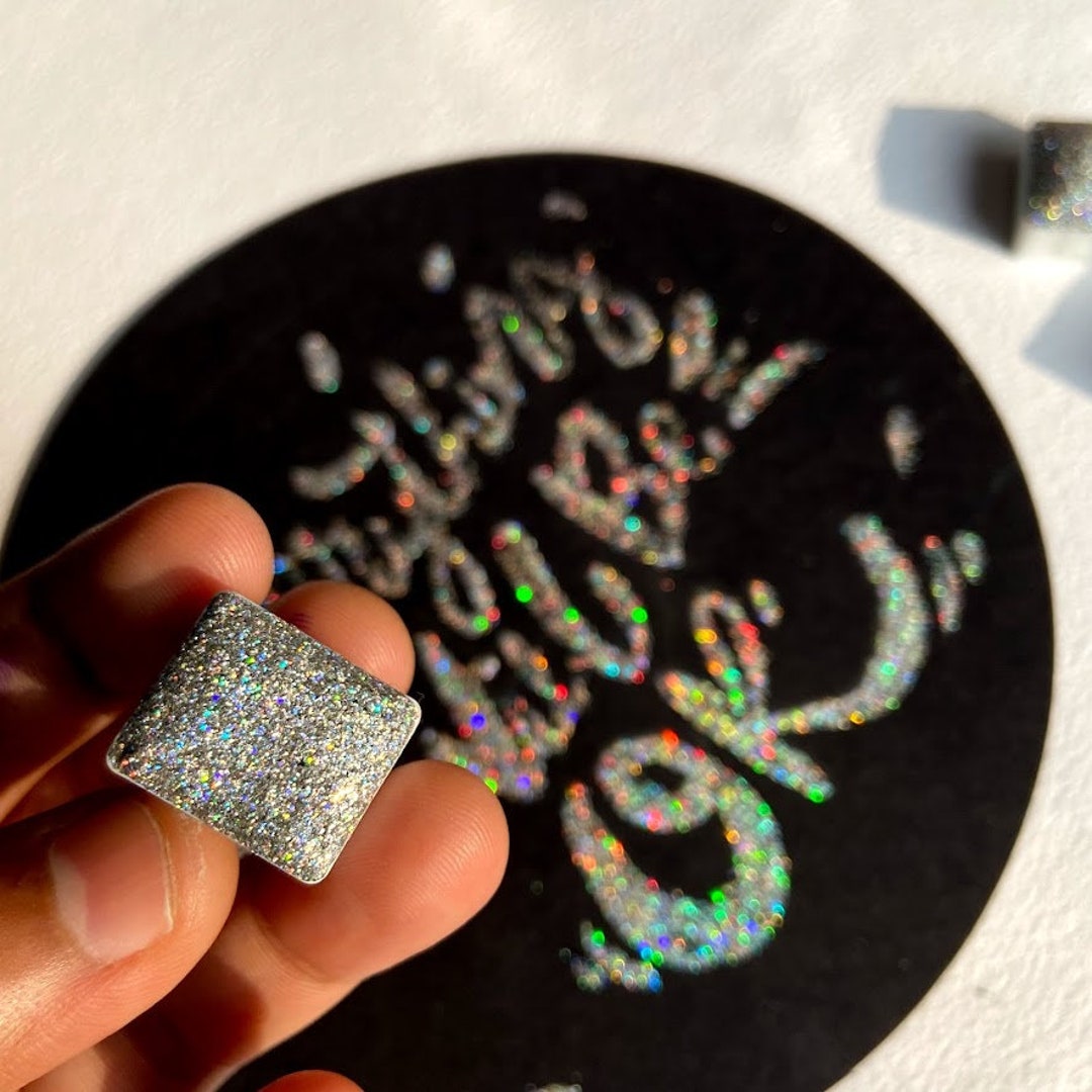 Holographic Handmade Paint Shimmer Ink Calligraphy Paint - Etsy
