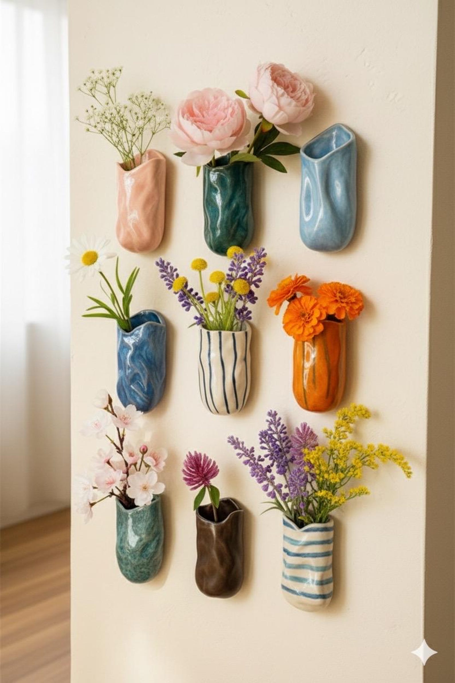 Imperfect Mini Fridge Magnet Pots, Budvase Refrigerator Magnet ...
