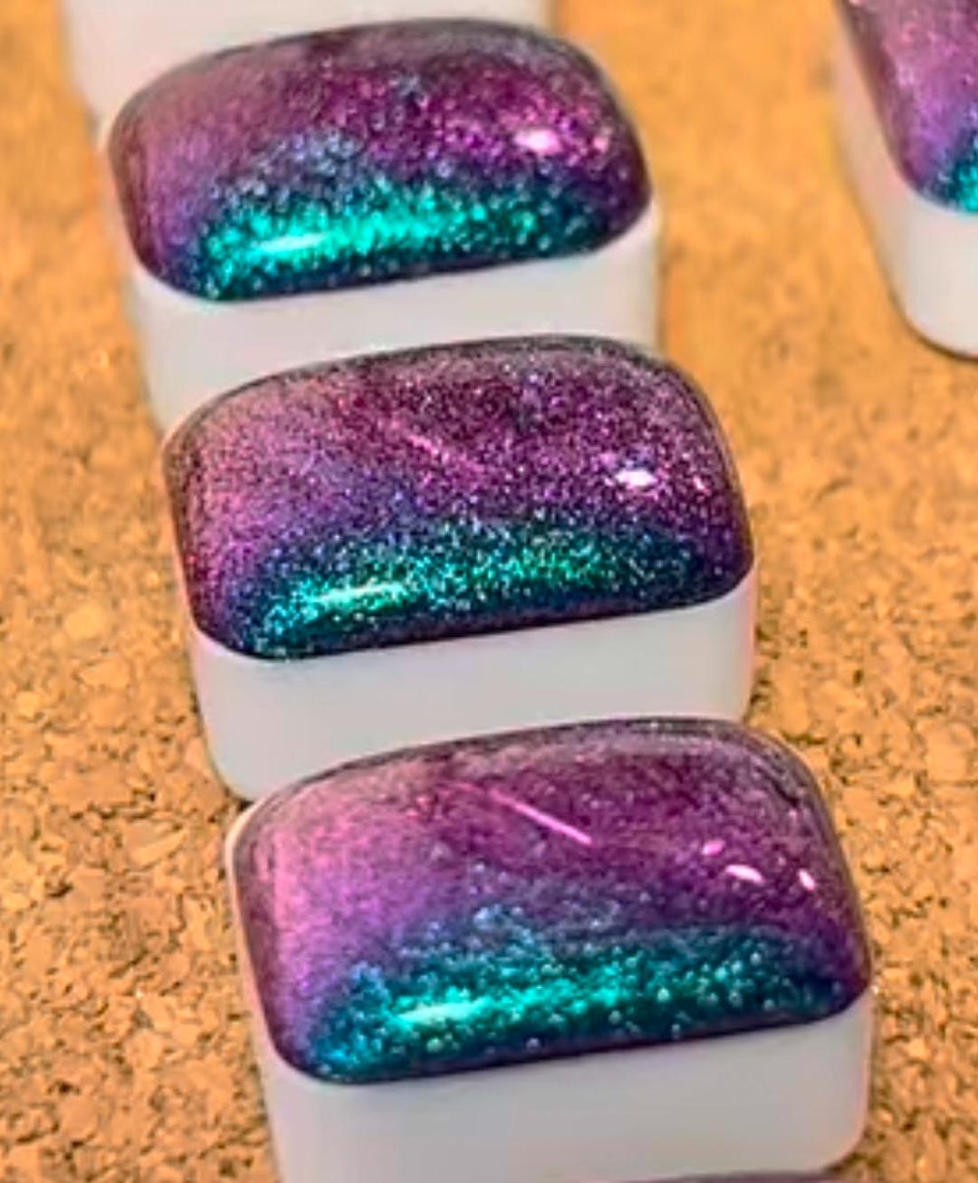 Poison - Teal Purple Colorshift Watercolor Paint – Handmade Multichrome ...