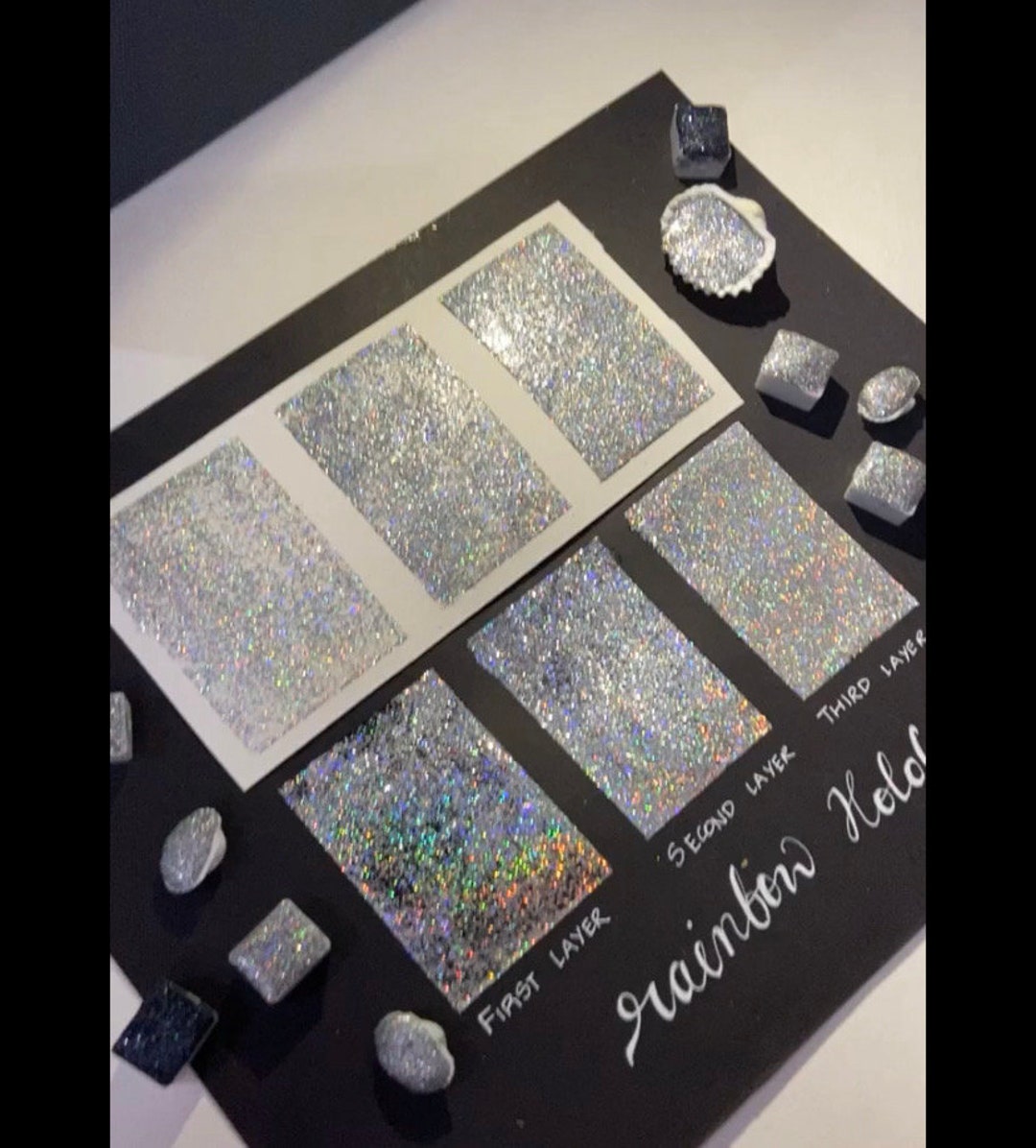 Glitter Holographic Watercolor Paint: Holo Shimmer, Artist Gift - Etsy