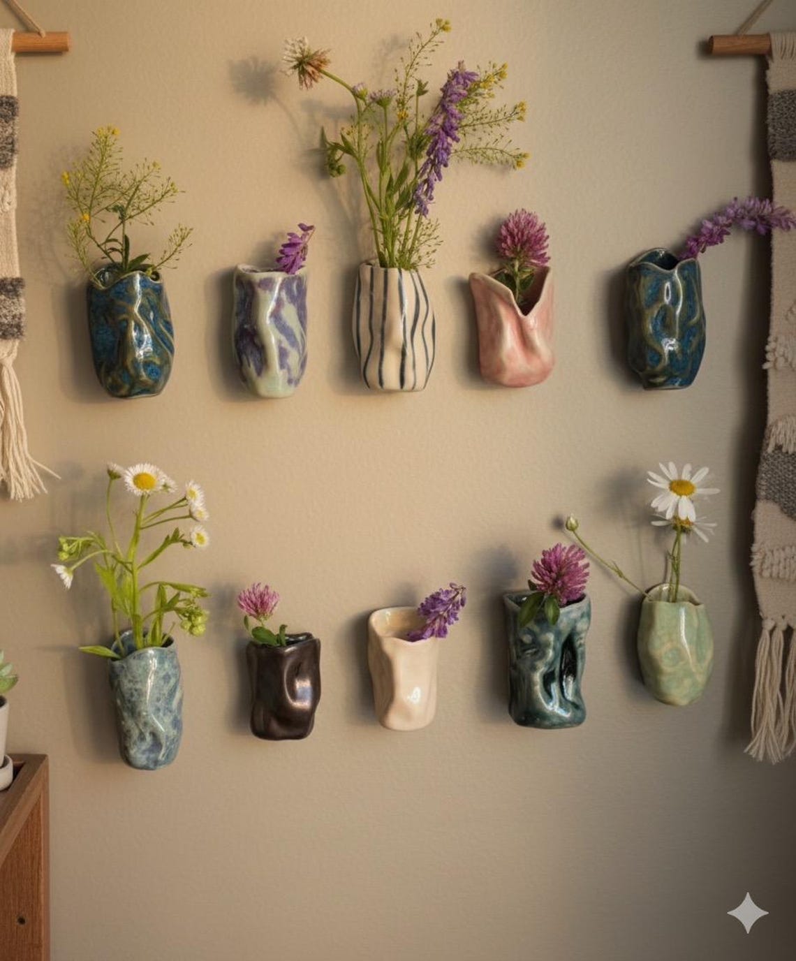 Imperfect Mini Fridge Magnet Pots, Budvase Refrigerator Magnet ...