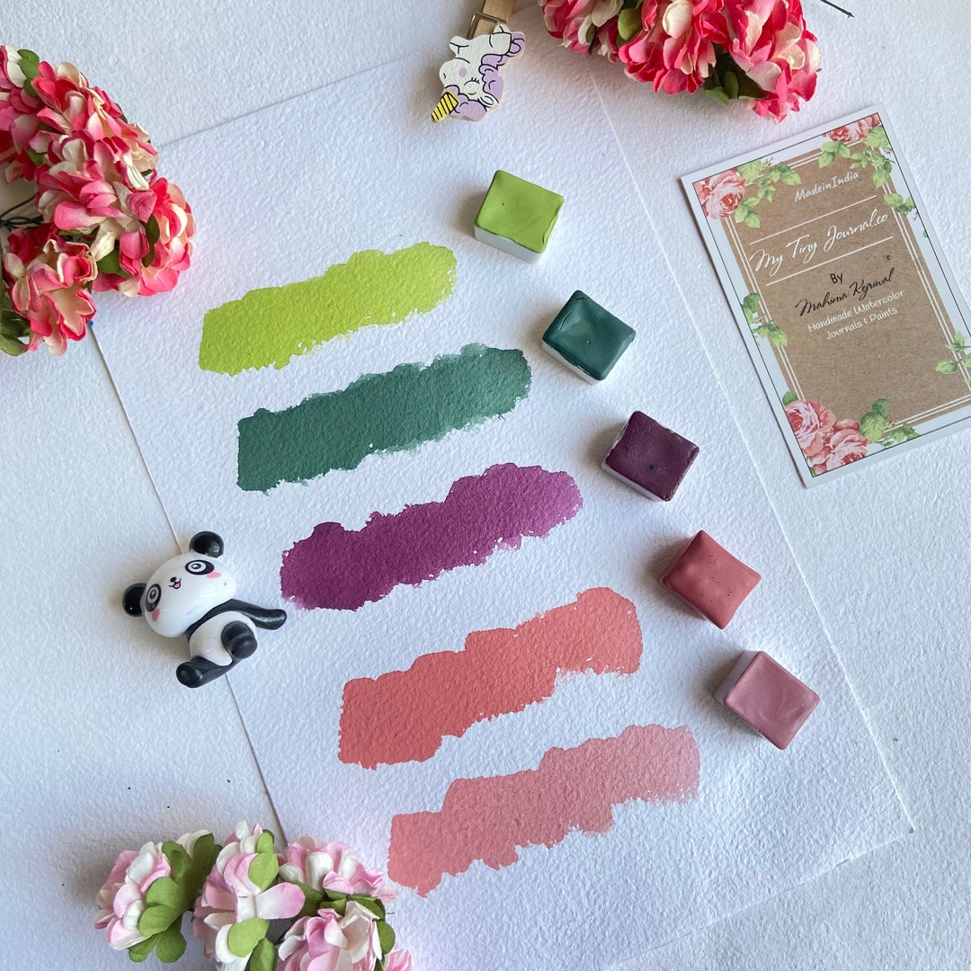 Bageecha Palette - Handmade Watercolor Matte - Pastel Watercolor ...