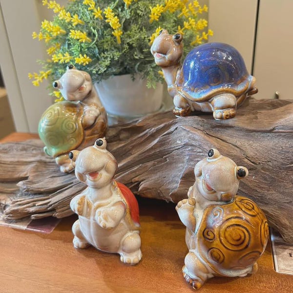Ceramic Tortoise - Etsy