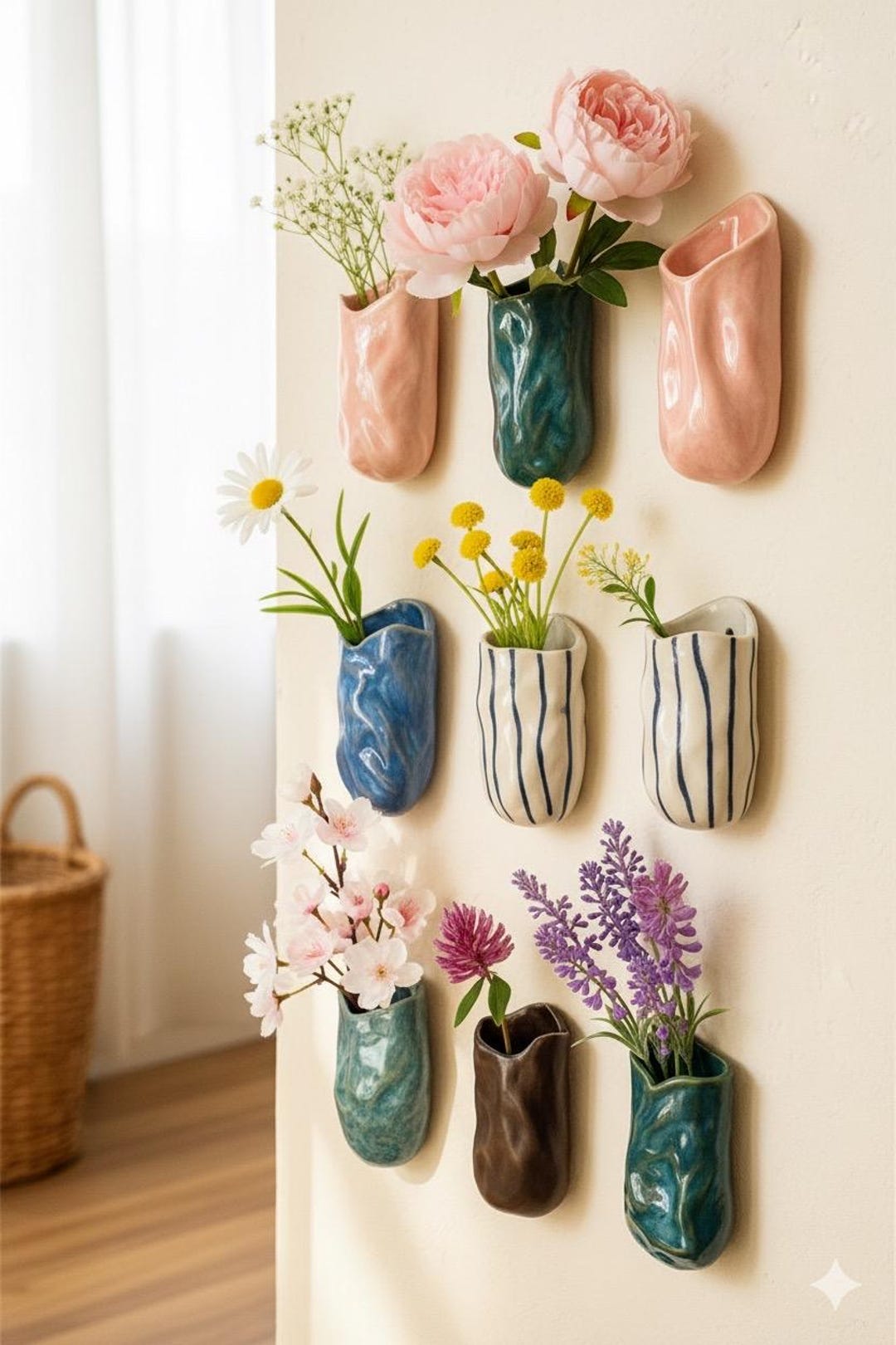 Imperfect Mini Fridge Magnet Pots, Budvase Refrigerator Magnet ...