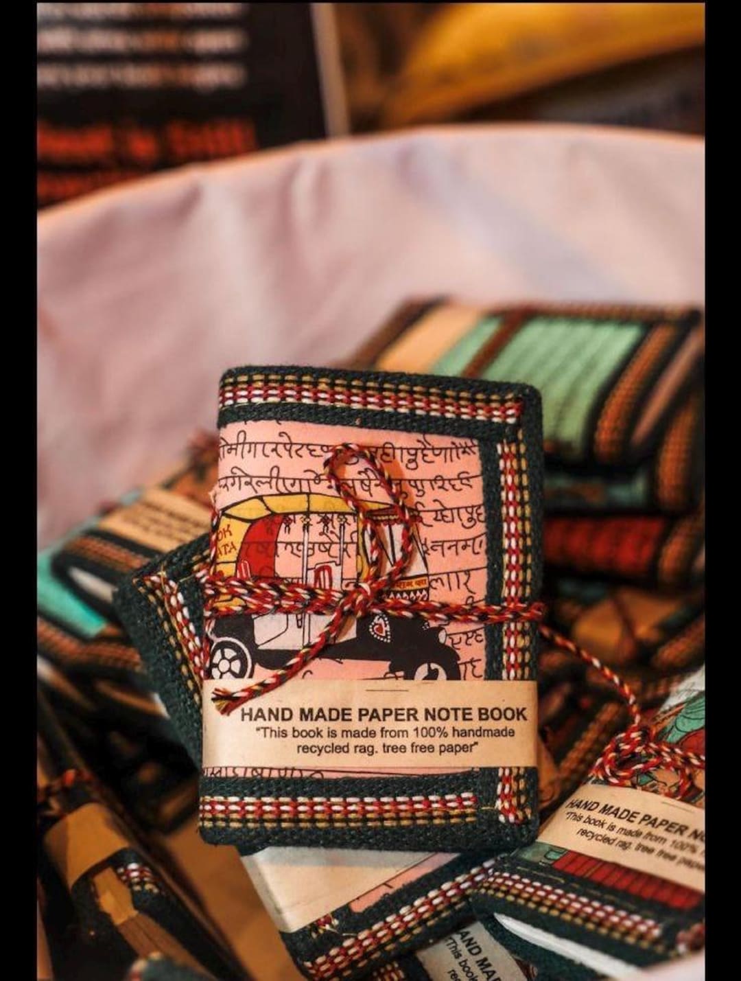 Set of 5 Small Diary, Bulk Indian Mantra Notebook Set, Gift for Writers ...