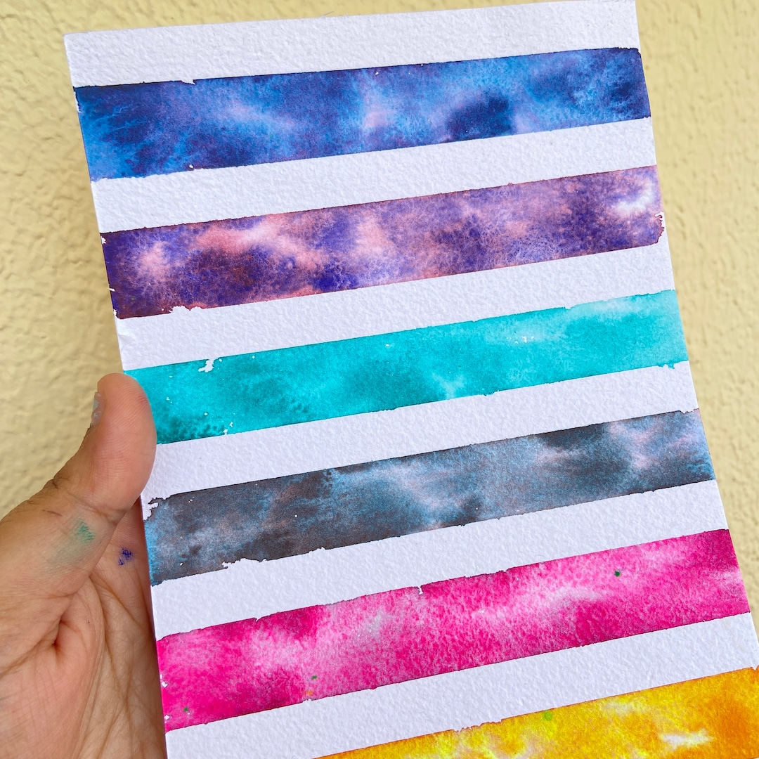 Handmade Granulating Watercolor Paint Set – Bonanza, 8 Colors - Etsy
