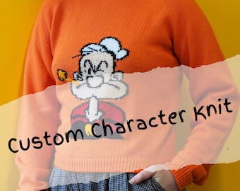 Character Sweater - Etsy