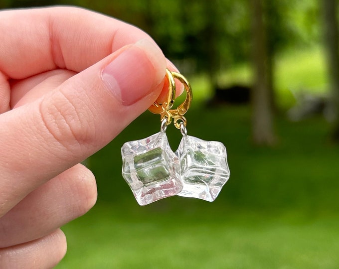 Ice Cube Earrings! - Etsy