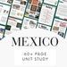 Mexico Unit Study for Elementary Students (digital PDF Download) - Etsy
