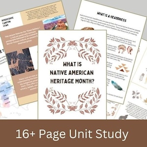 Native American Heritage Month Homeschool Curriculum, Educational ...