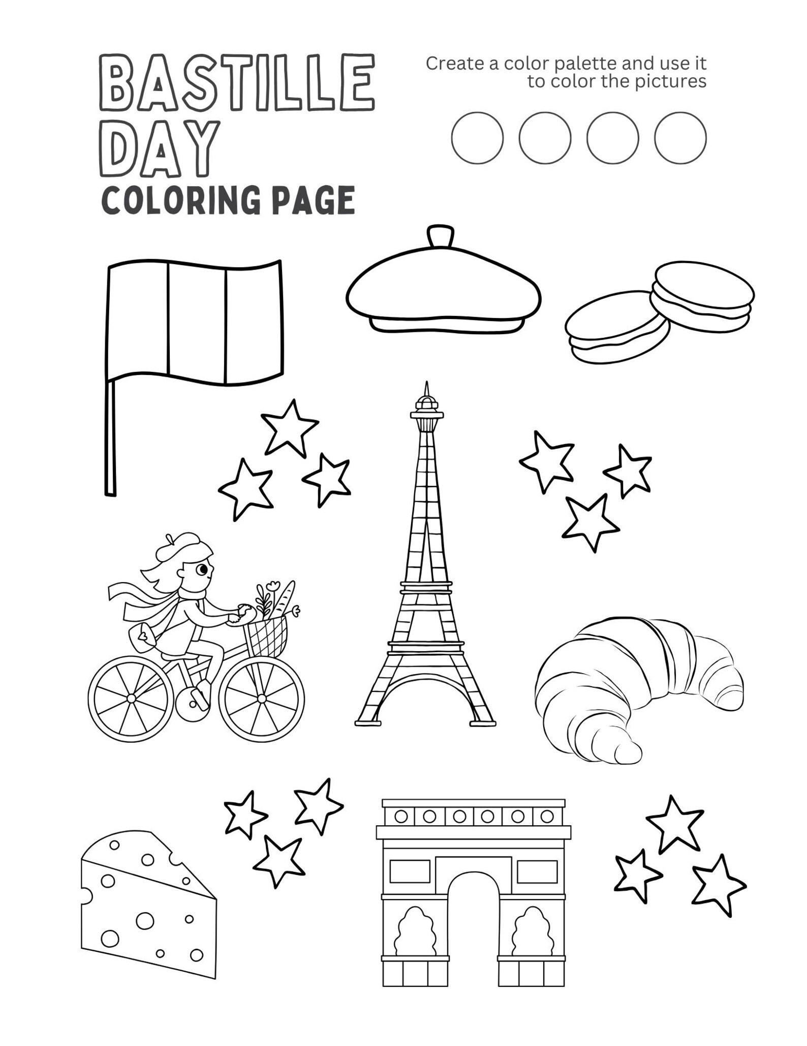 Bastille Day Elementary Activities Bastille Day Lesson Plans Bastille ...