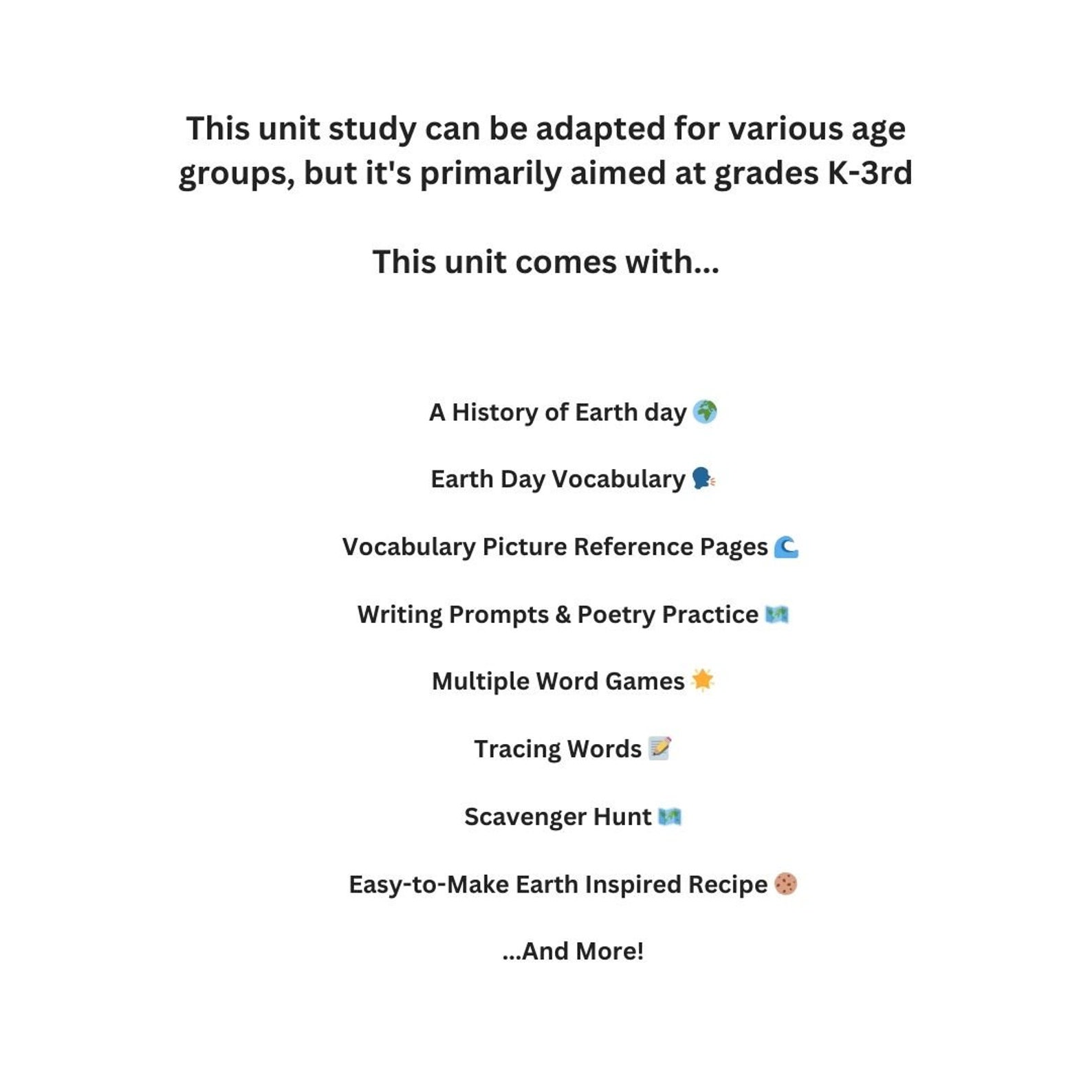 Earth Day Unit Study - Earth Day Printouts, Earth Day Homeschool Lesson ...