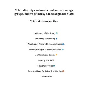 Earth Day Unit Study - Earth Day Printouts, Earth Day Homeschool Lesson ...
