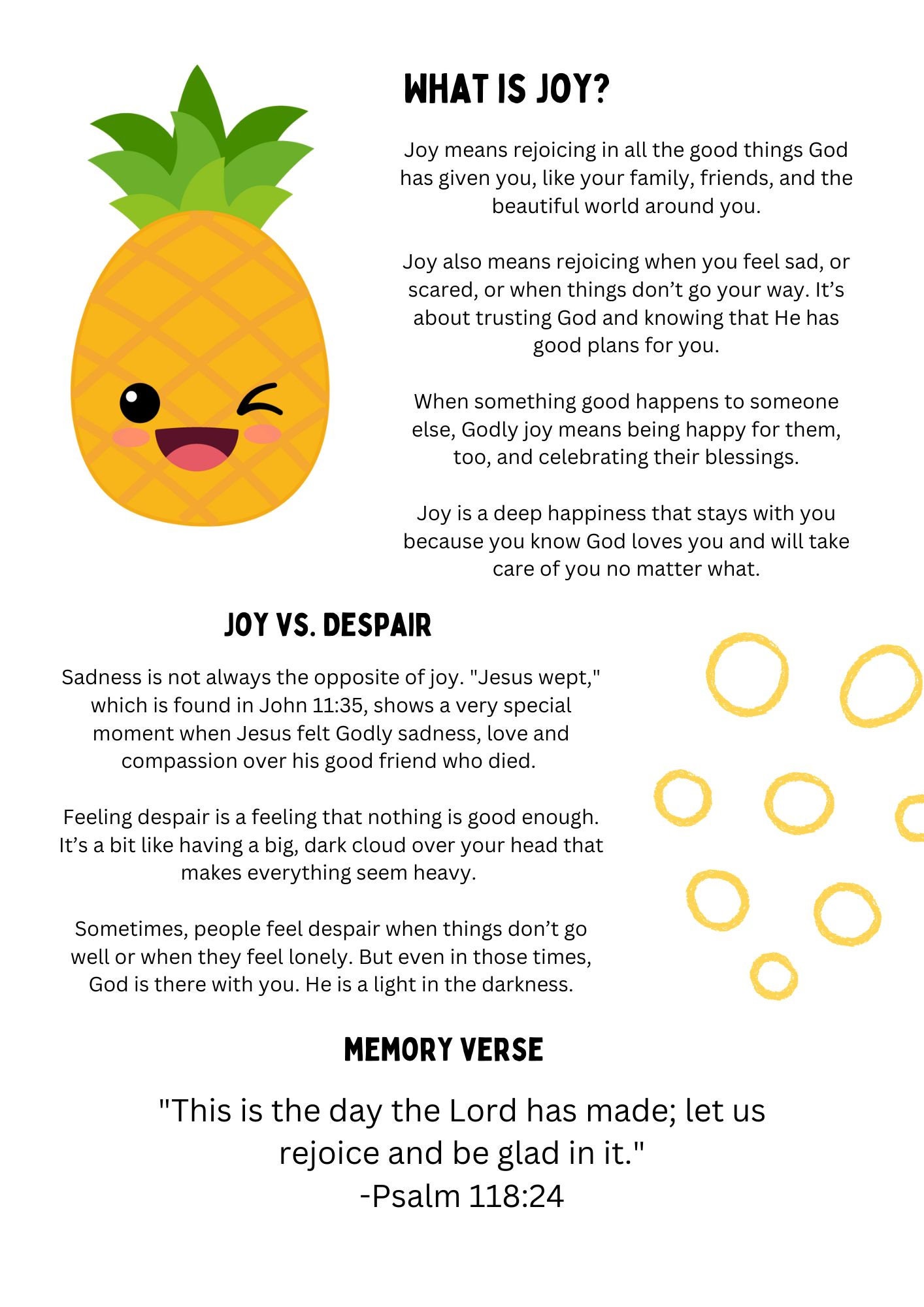 Teaching Fruits of the Spirit Sunday School Lesson for Kids Fruits of ...