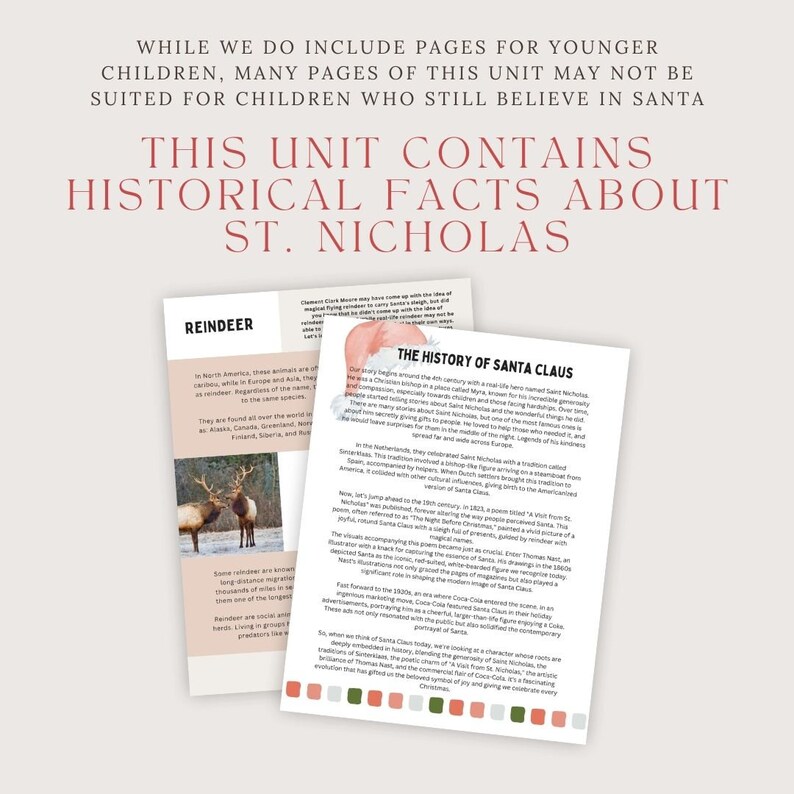 Christmas History Unit Study Christmas Learning Educational Resources ...