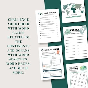 Continent Unit Study - Homeschool Continent Study Guide Continent ...