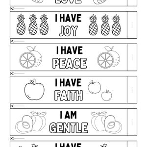 Teaching Fruits of the Spirit Sunday School Lesson for Kids Fruits of ...