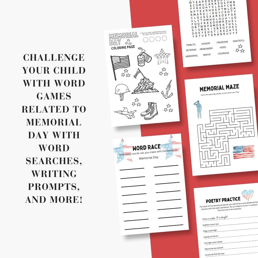 Memorial Day Study - Memorial Day Homeschool Resources About Memorial ...