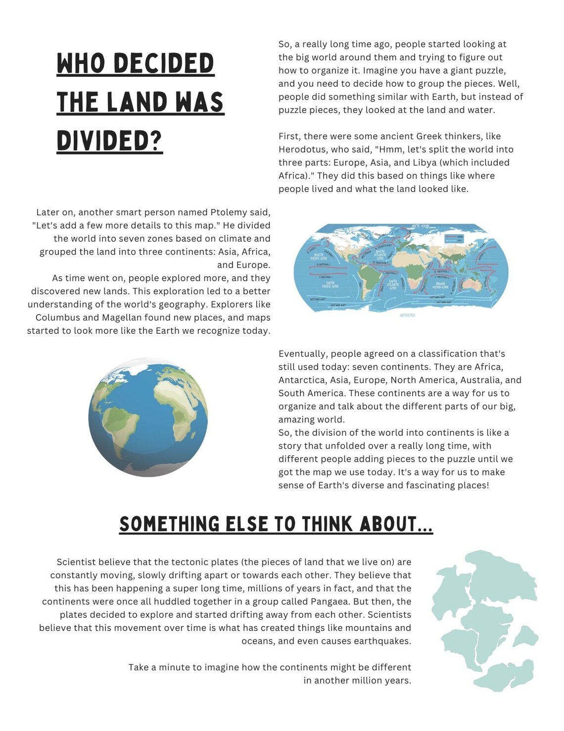 Continent Unit Study - Homeschool Continent Study Guide Continent ...