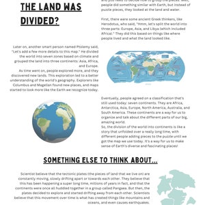 Continent Unit Study - Homeschool Continent Study Guide Continent ...