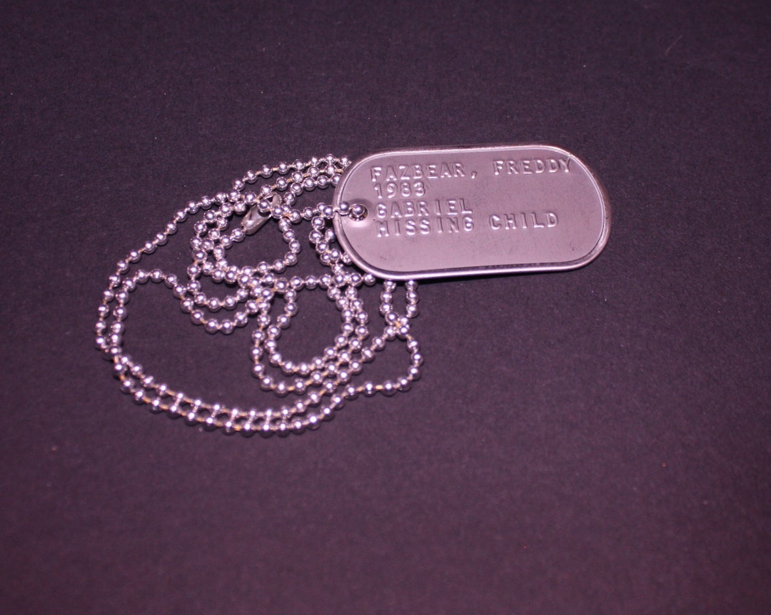 FNAF Dog Tags - Etsy
