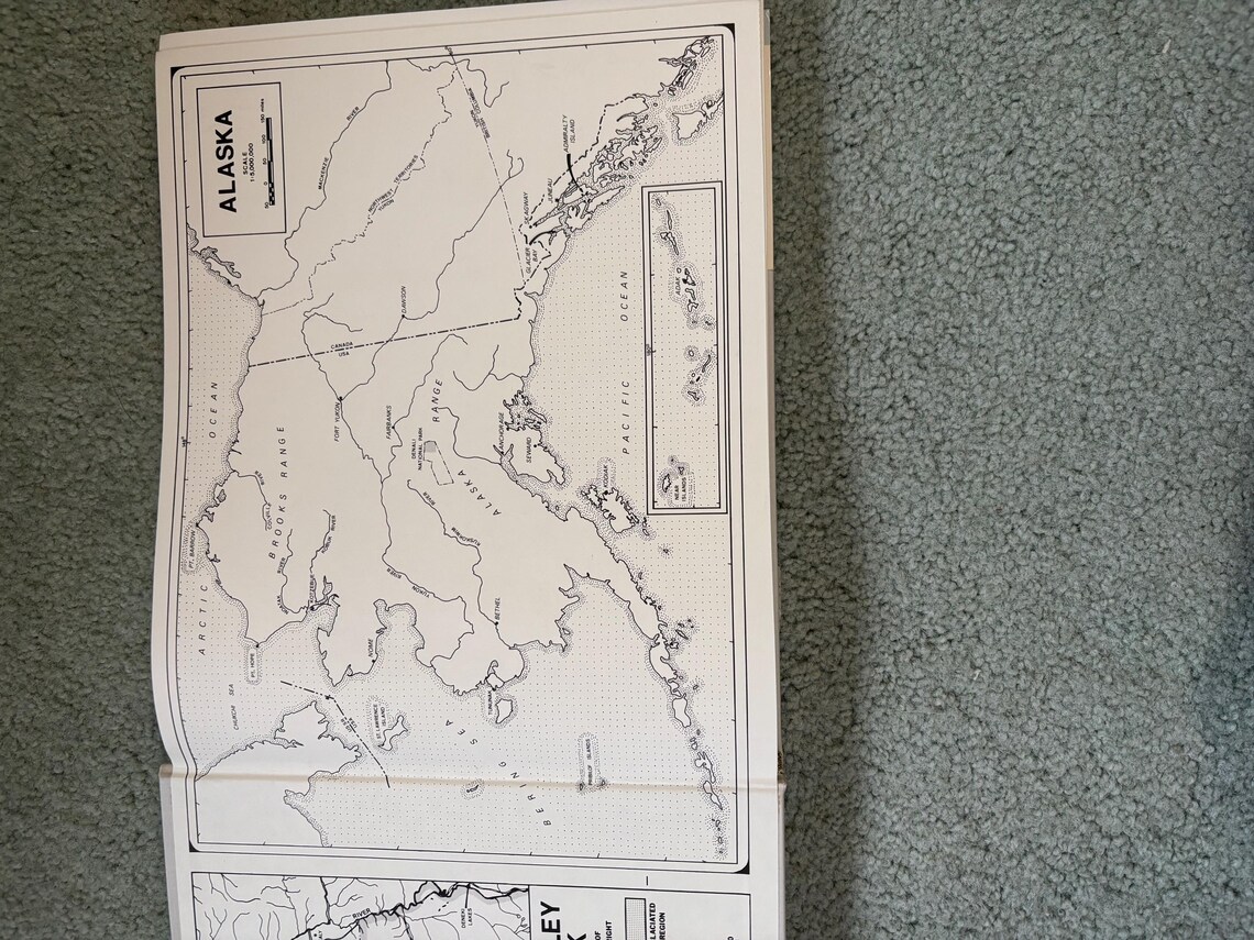 William D. Berry 1954-1956 Alaskan Field Sketches, Hard Cover Book With ...