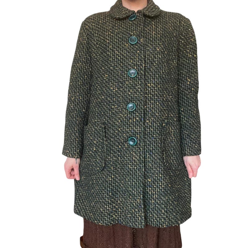 Wool Tweed Coat - Etsy