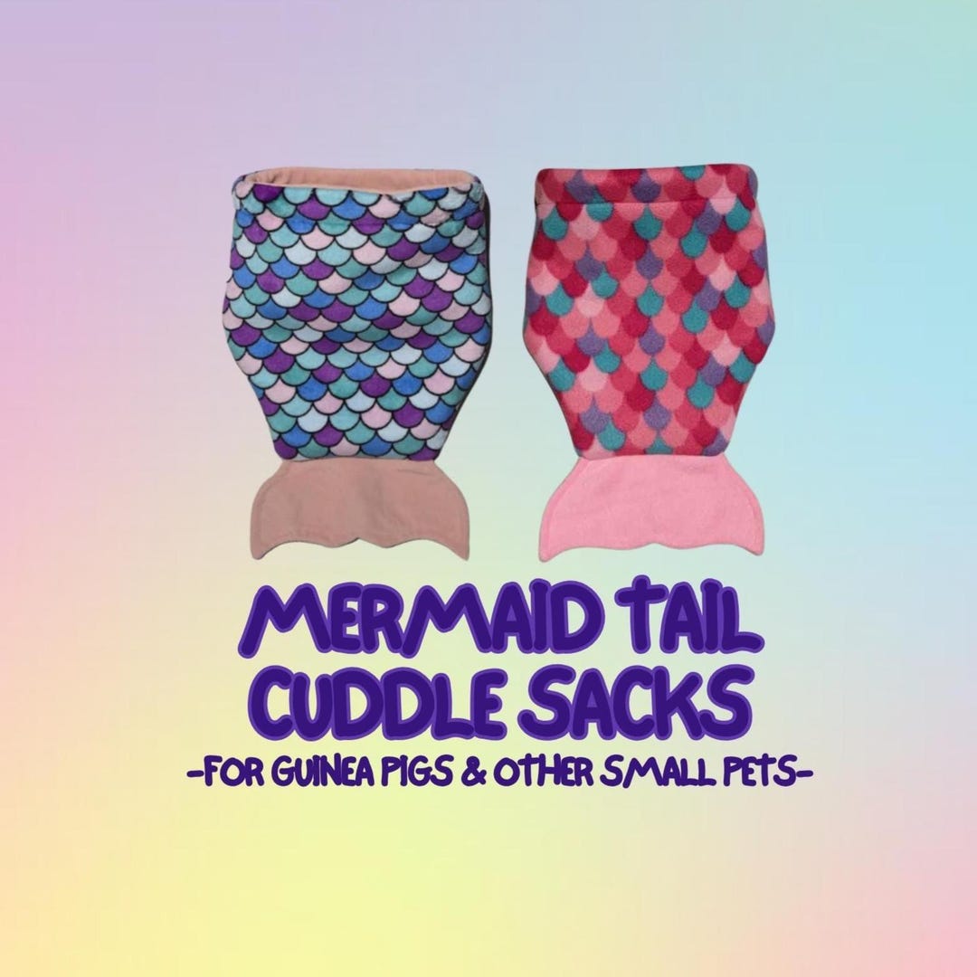 Mermaid Fleece Cuddle Sack / Cuddle Pouch/ Snuggle Sack / Sleeping ...
