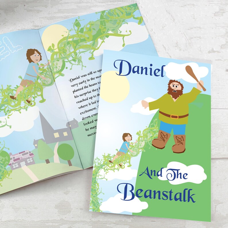 Personalised Jack and the Beanstalk Story Book - Children's Bedtime ...