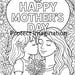 Cute Mother's Day Colouring Pages - Etsy